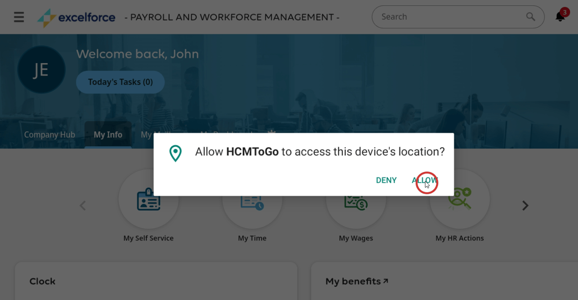 Excelforce Mobile Login | First-Time Access via HCMToGo App